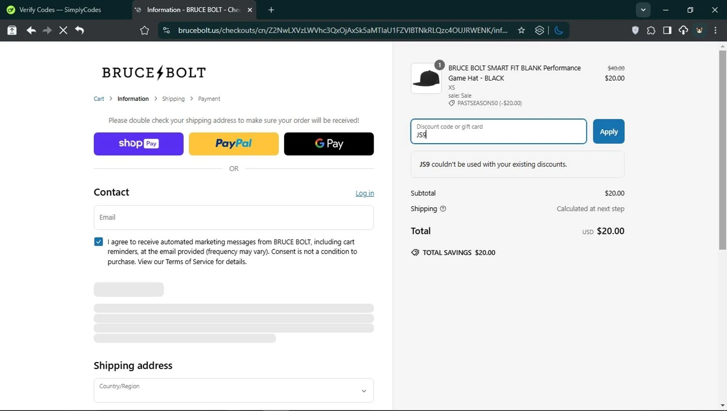 BRUCE BOLT Discount Codes (9 Verified) - 10% Off May 2025