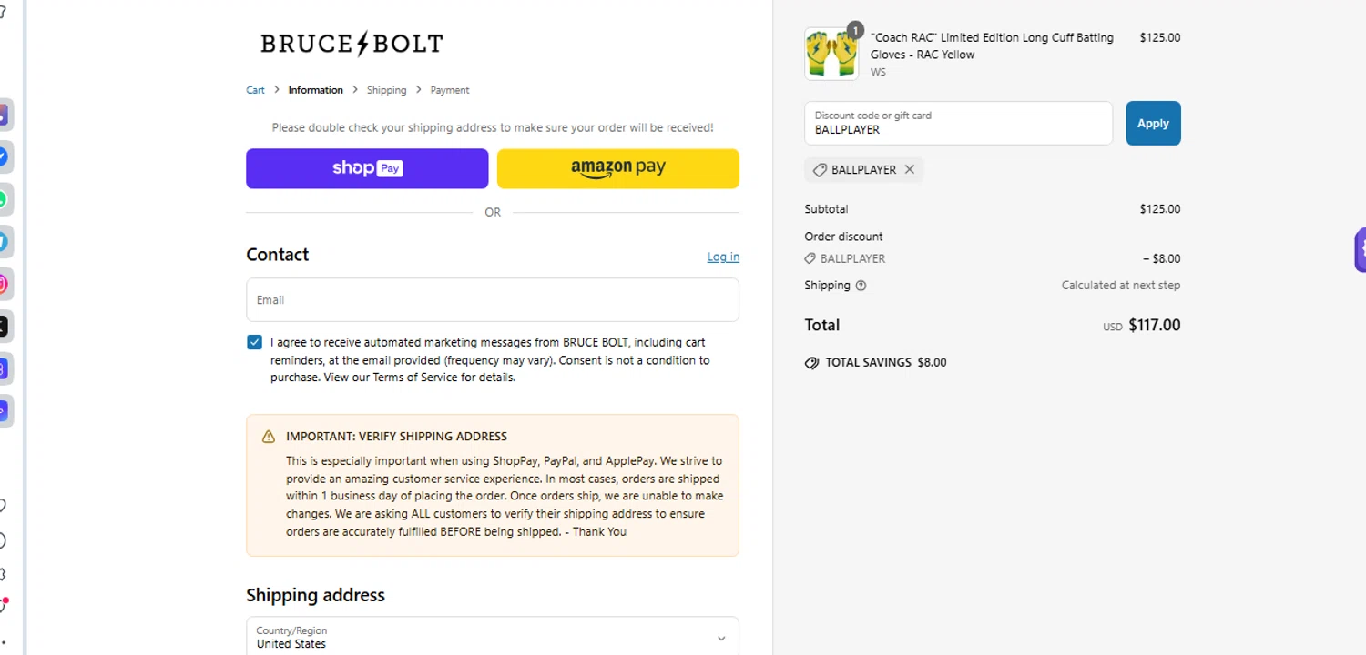 BRUCE BOLT Promo Codes (9 Verified) - 15% Off Jul 2025