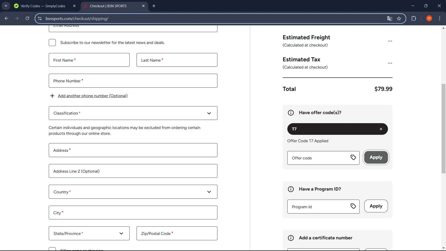 BSN Sports Promo Codes - 20% Off | January 2025