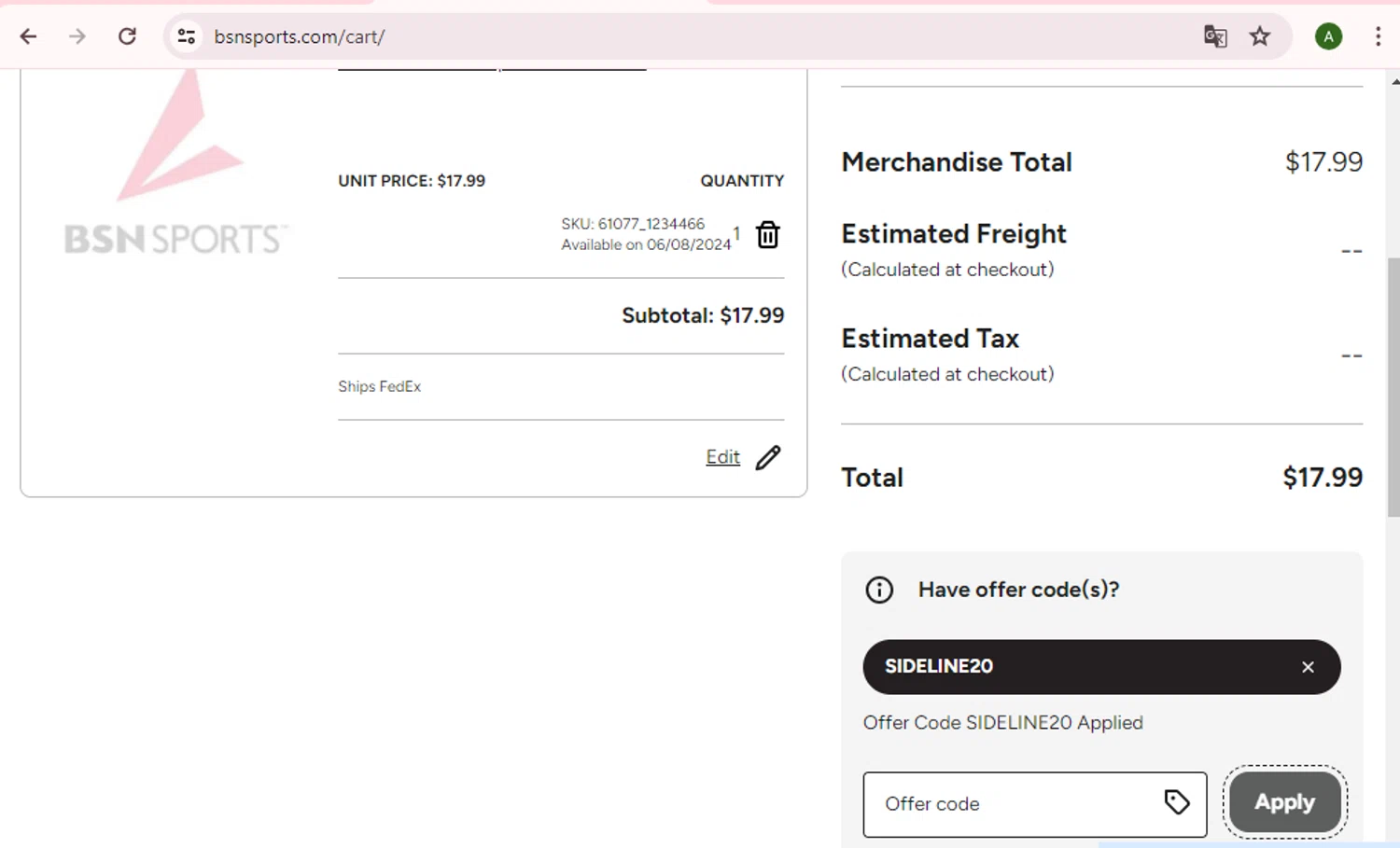 BSN Sports Promo Codes - $10 Off | January 2025