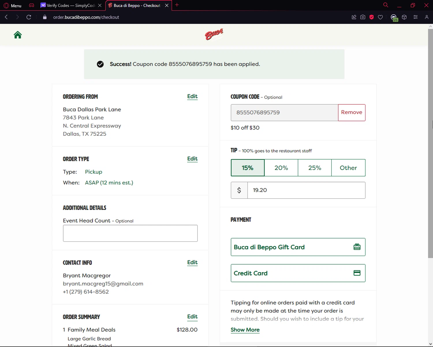 Buca Di Beppo Coupon Codes - $15 Off Coupons Jan 2025