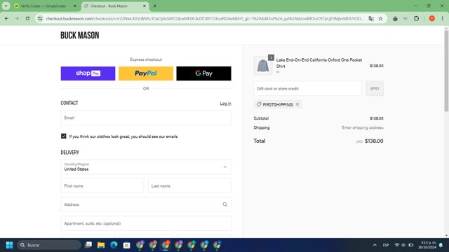 Buck Mason Discount Codes (2 Verified) - $10 Off May 2025