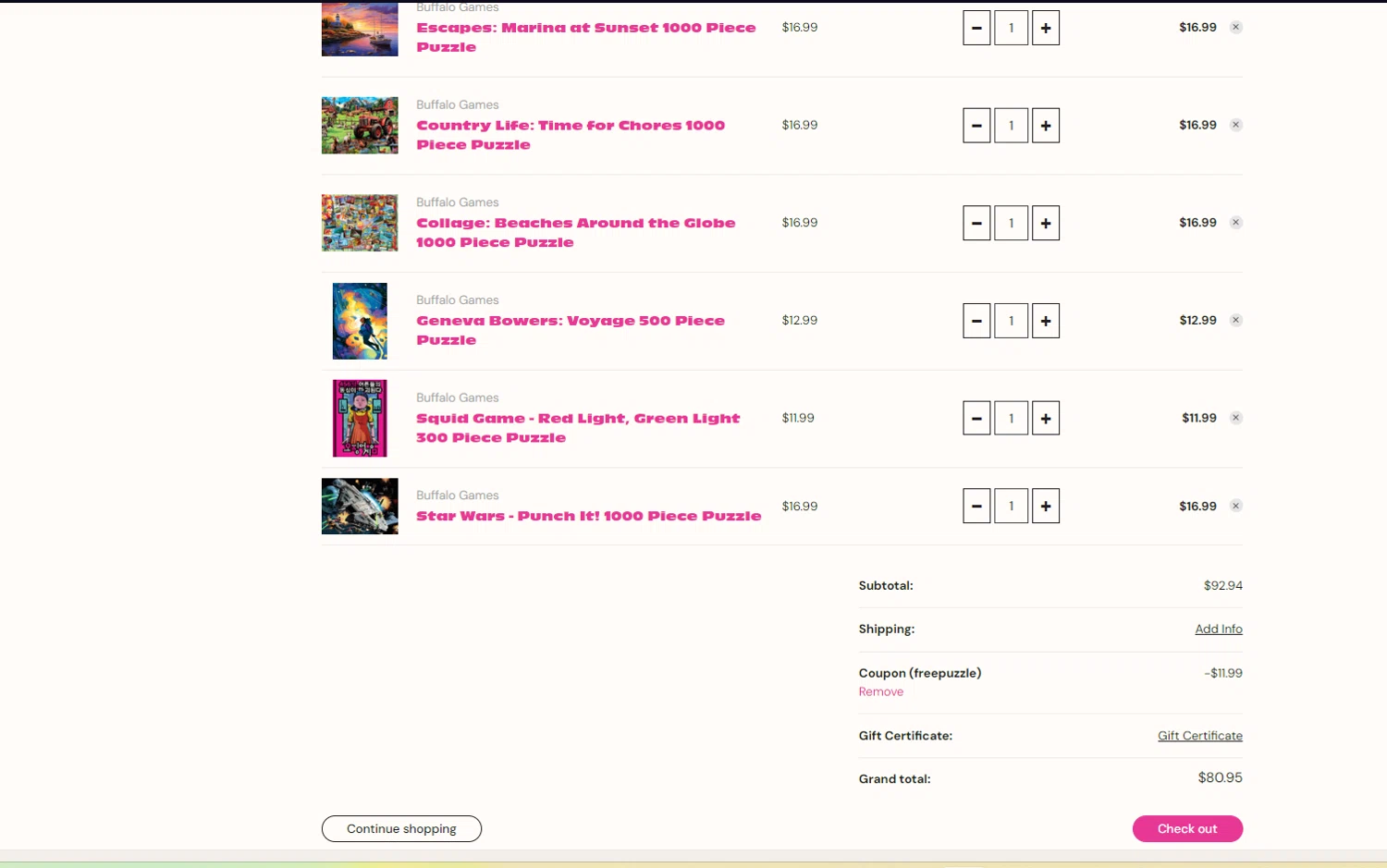 Buffalo Games Coupon Codes - 5% Off | September 2024