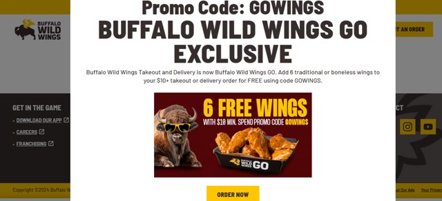 Buffalo Wild Wings Promo Codes - 50% Off Coupons Sep 2025