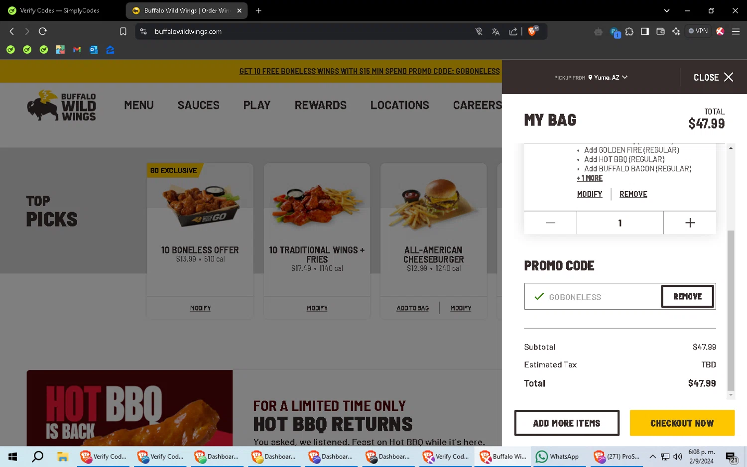 Buffalo Wild Wings Promo Codes - 50% Off Coupons Mar 2026