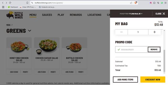 Buffalo Wild Wings Promo Codes - 50% Off Coupons Oct 2025