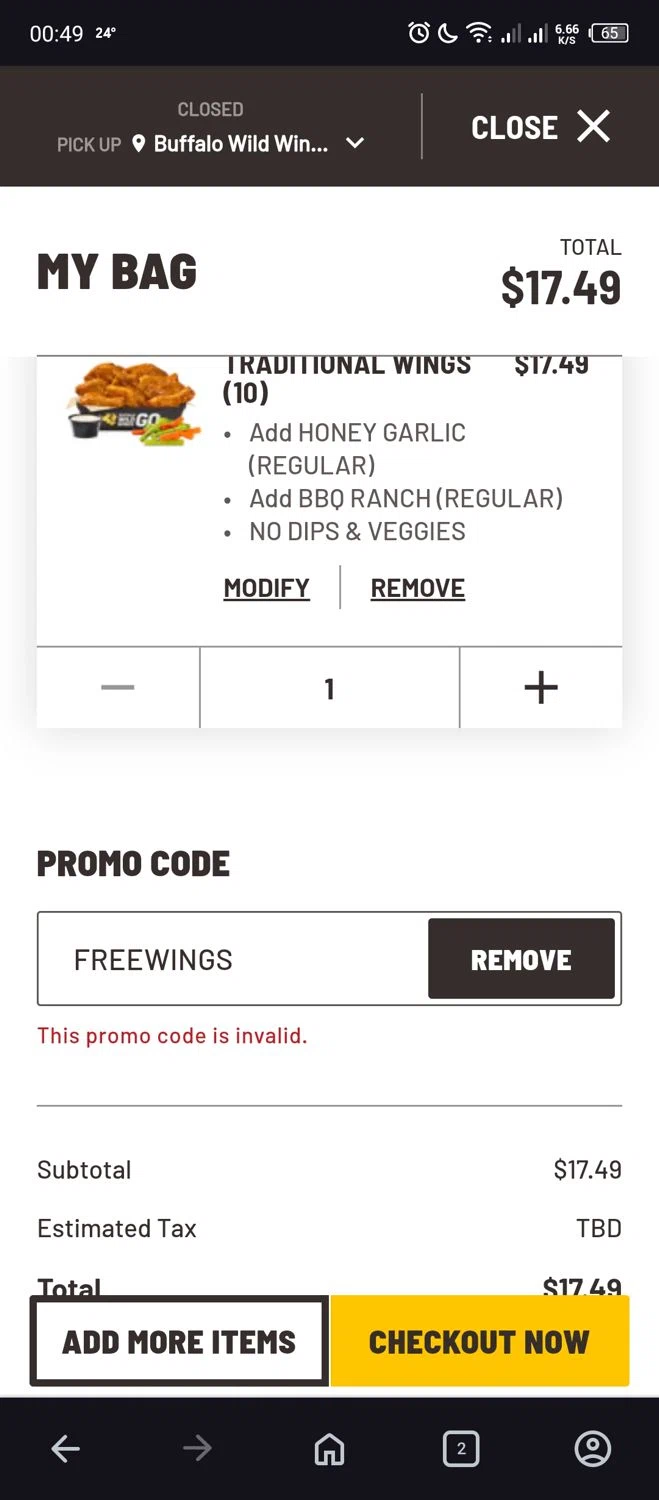 Buffalo Wild Wings Promo Codes - 50% Off Coupons Sep 2025