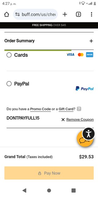 Buff Promo Codes (1 Verified) - 15% Off Sitewide Mar 2025