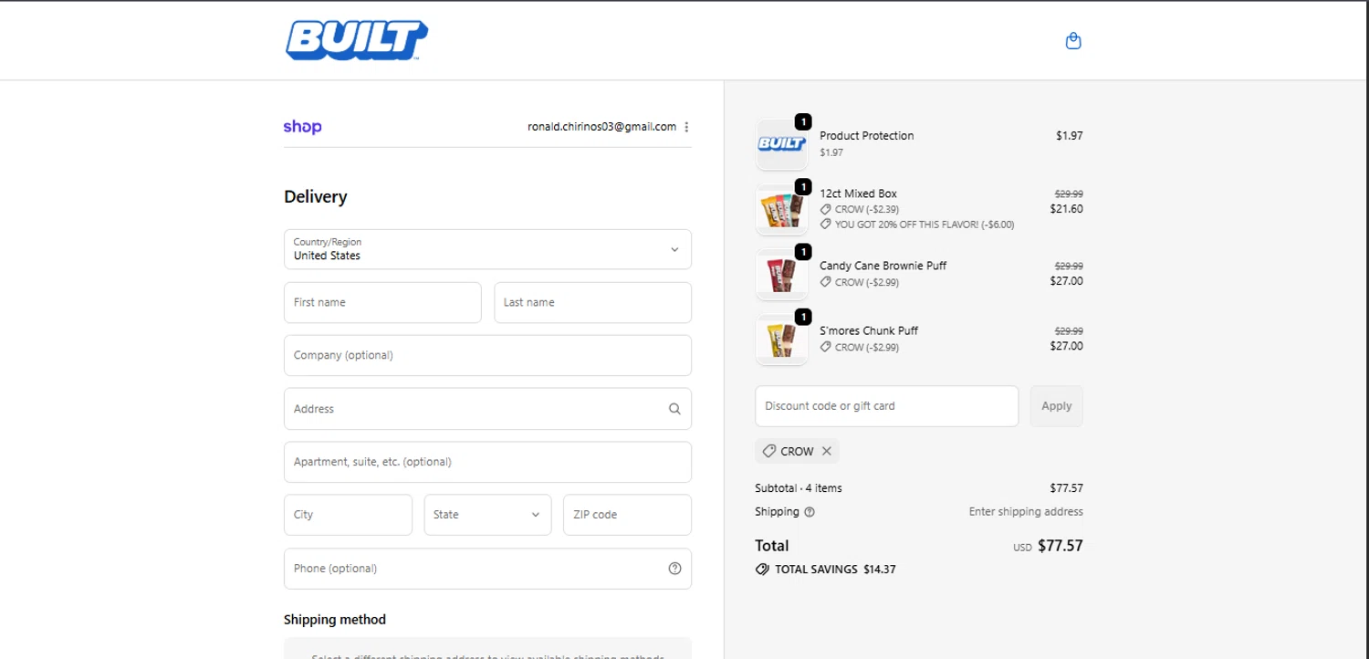 Built Promo Codes - 20% Off (105 Verified) Dec 2025