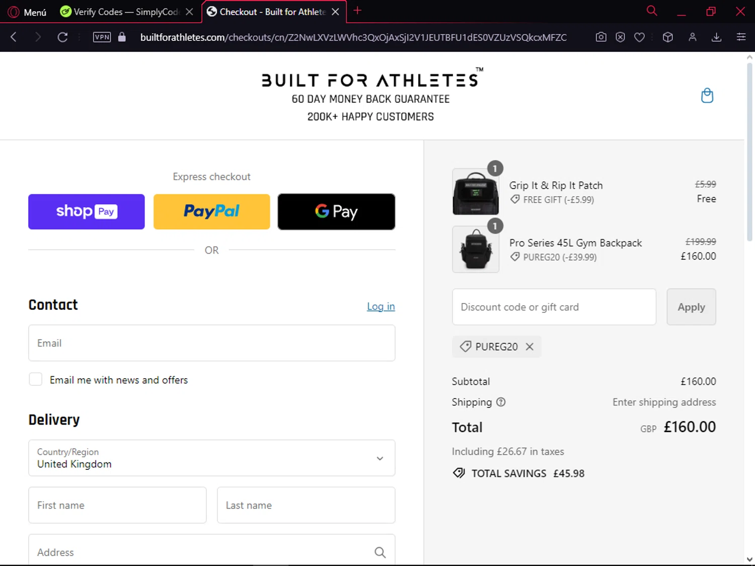 Built for Athletes Promo Codes – 20% Off | July 2024