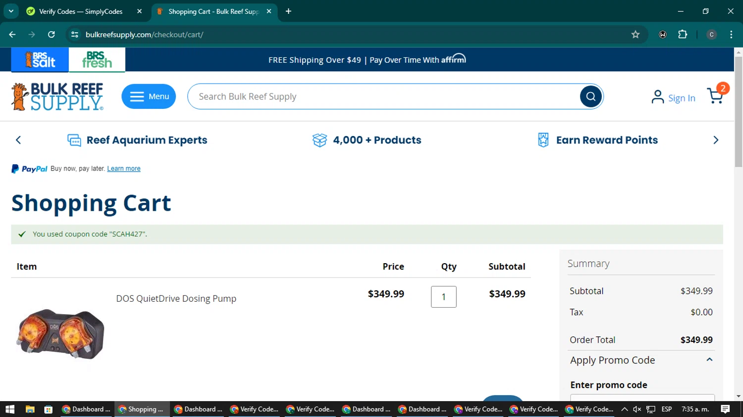 Bulk Reef Supply Promo Codes – $10 Off | July 2024