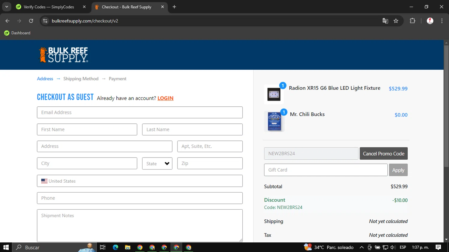 Bulk Reef Supply Promo Codes - $10 Off | November 2024