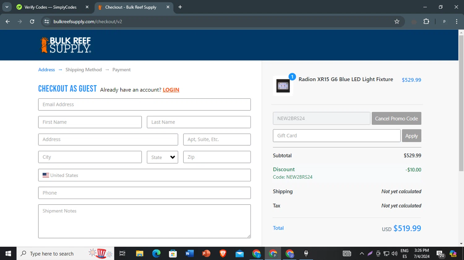 Bulk Reef Supply Promo Codes – $10 Off | July 2024