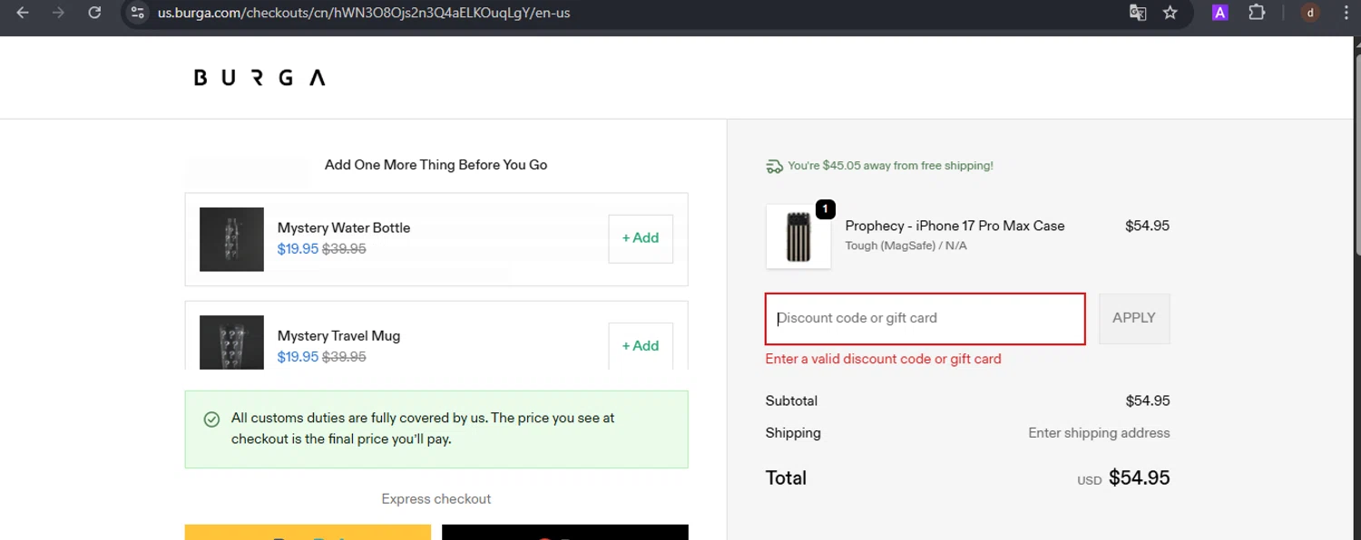 BURGA Discount Codes - 15% Off (3 Verified) Oct 2025