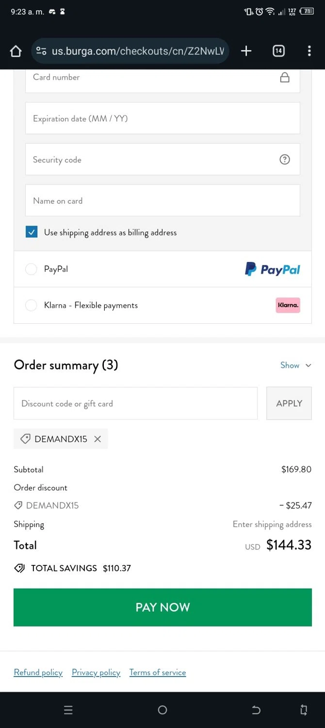 BURGA Discount Codes - 15% Off | October 2024