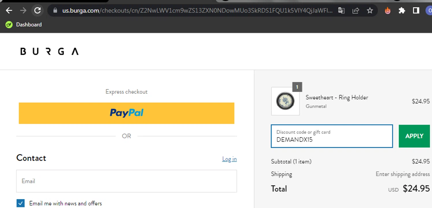 BURGA Discount Codes - 15% Off | October 2024