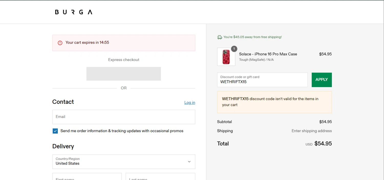 BURGA Discount Codes - 15% Off (3 Verified) Jul 2025