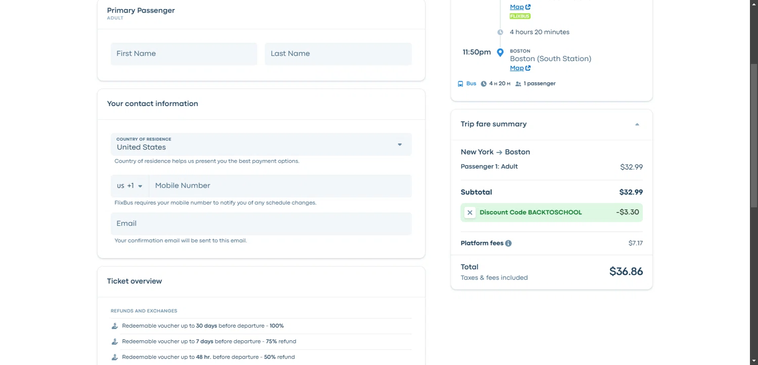 Busbud Discount Codes - 10% Off | November 2024