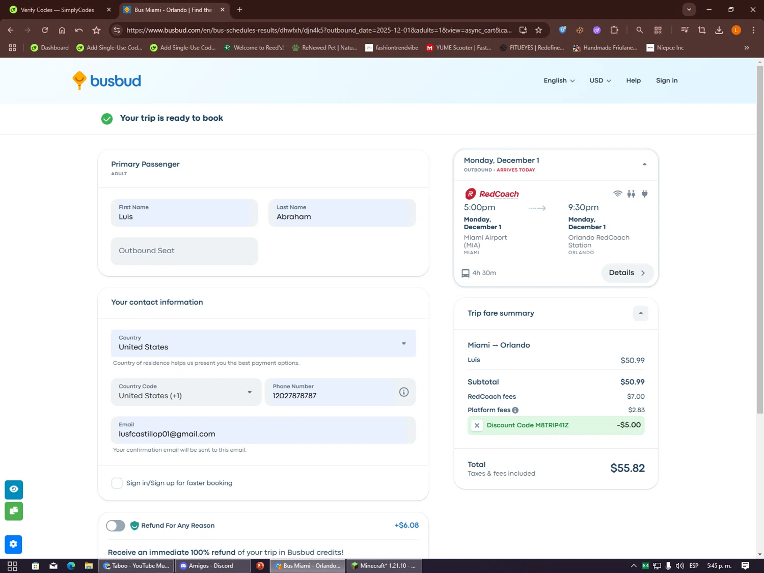 Busbud Promo Codes - $5 Off (2 Verified) Dec 2025