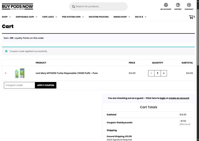 Buy Pods Now Promo Codes - 10% Off (Verified) Jun 2025