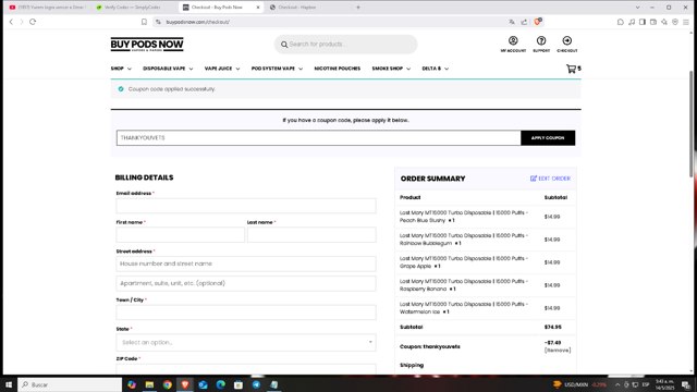 Buy Pods Now Promo Codes - 10% Off (Verified) Jun 2025