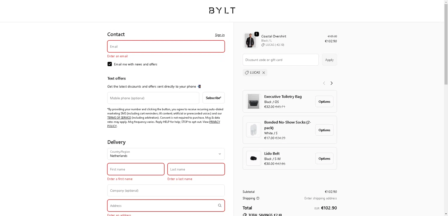 BYLT Basics Promo Codes - 30% Off (20 Verified) Nov 2025