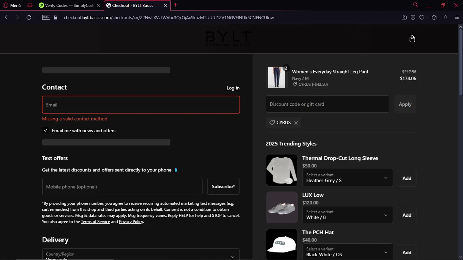 BYLT Basics Coupon Codes - 20% Off | January 2025