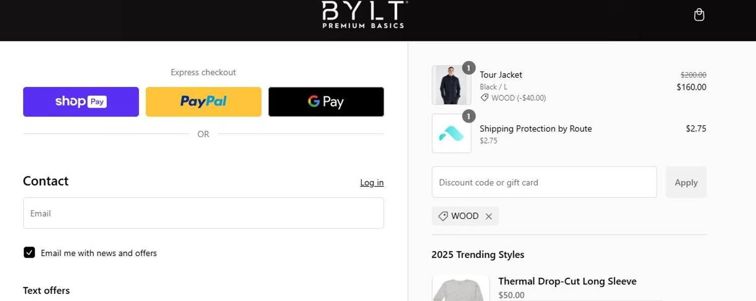 BYLT Basics Coupon Codes - 20% Off | January 2025