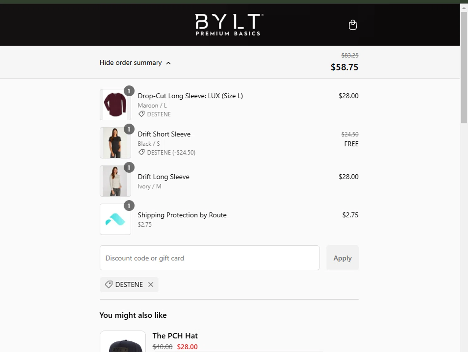 BYLT Basics Coupon Codes - 25% Off | January 2025