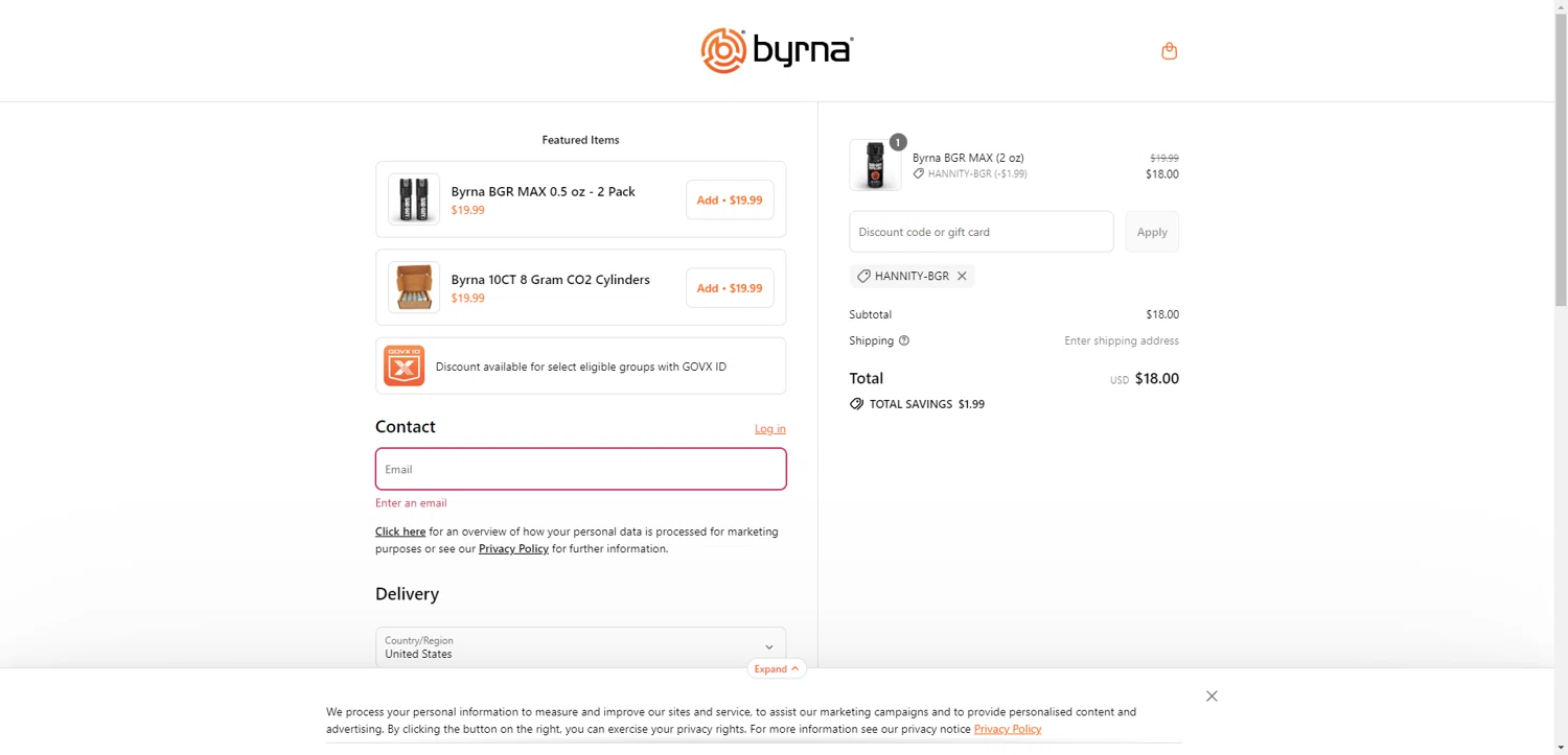 Byrna Discount Codes - 10% Off (13 Verified) Oct 2025