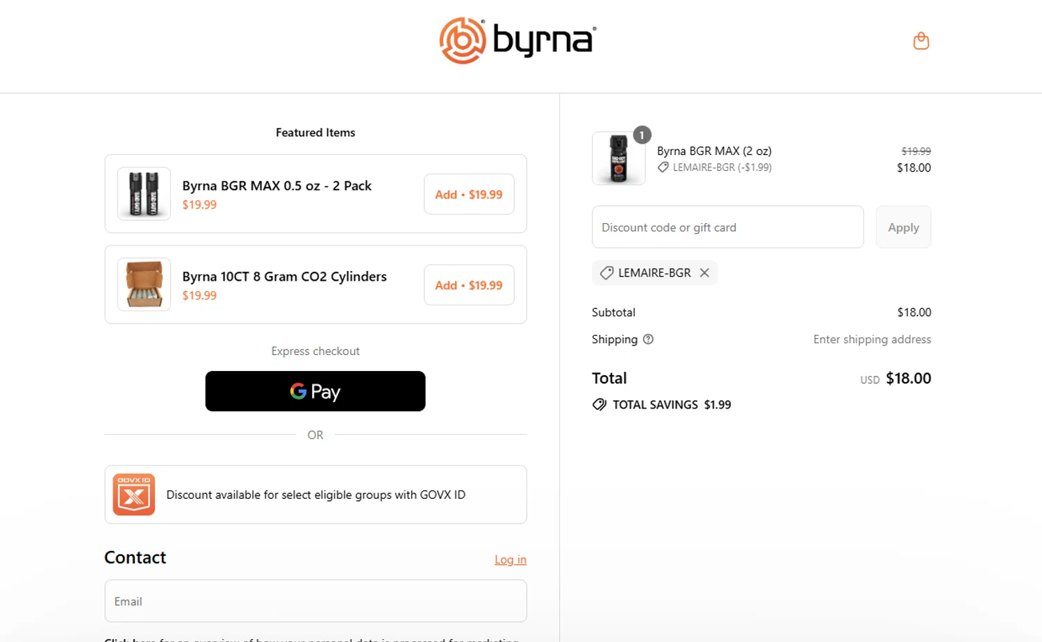 Byrna Discount Codes - 10% Off (13 Verified) Oct 2025