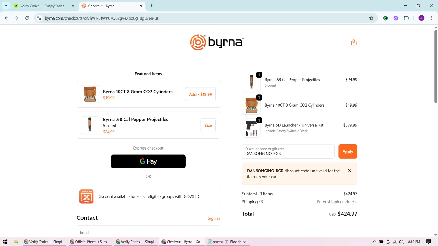 Byrna Discount Codes - 10% Off (13 Verified) Oct 2025