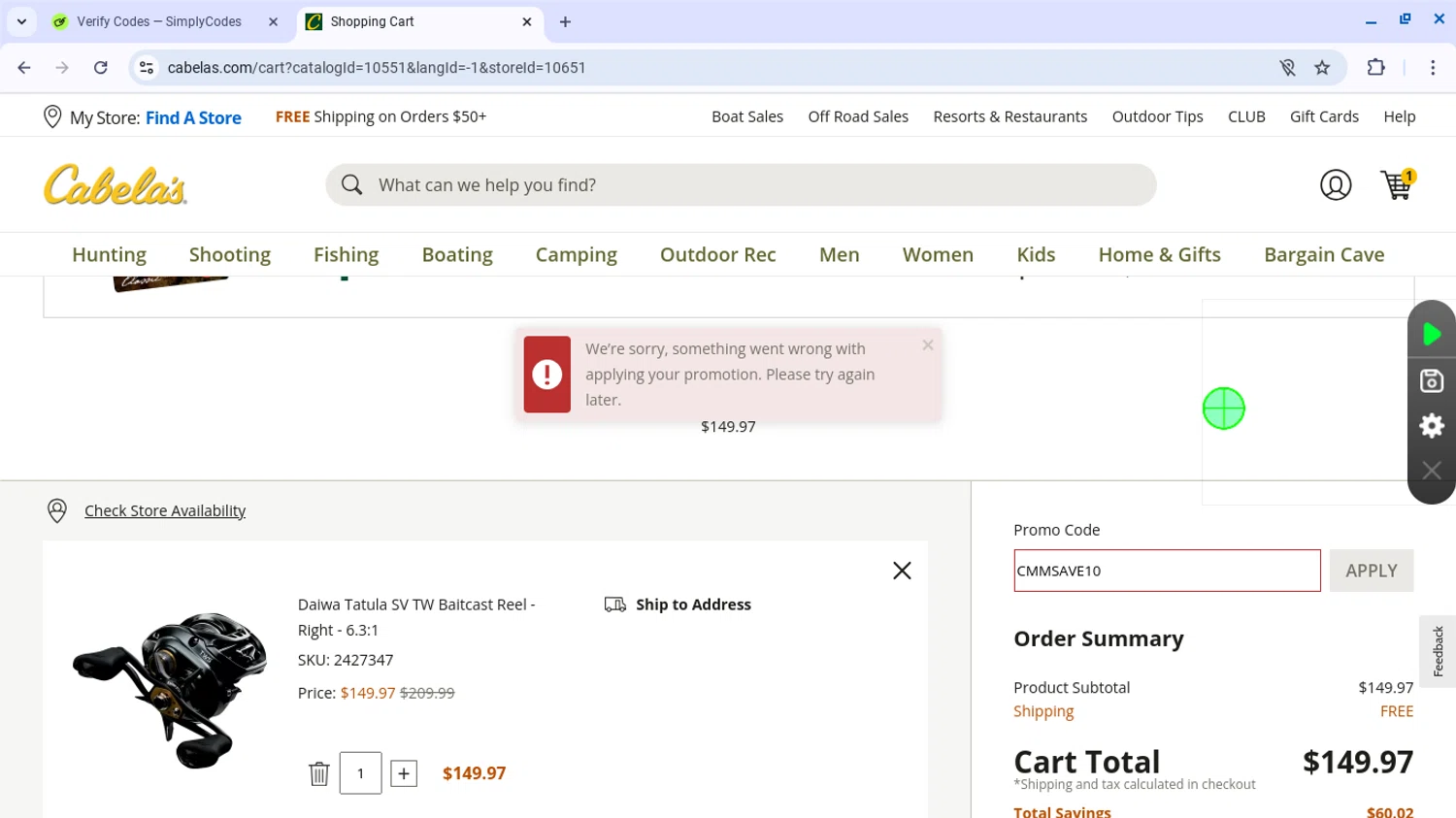 Cabelas Promo Codes (4 Verified) - 15% Off w/ Code Jan 2025