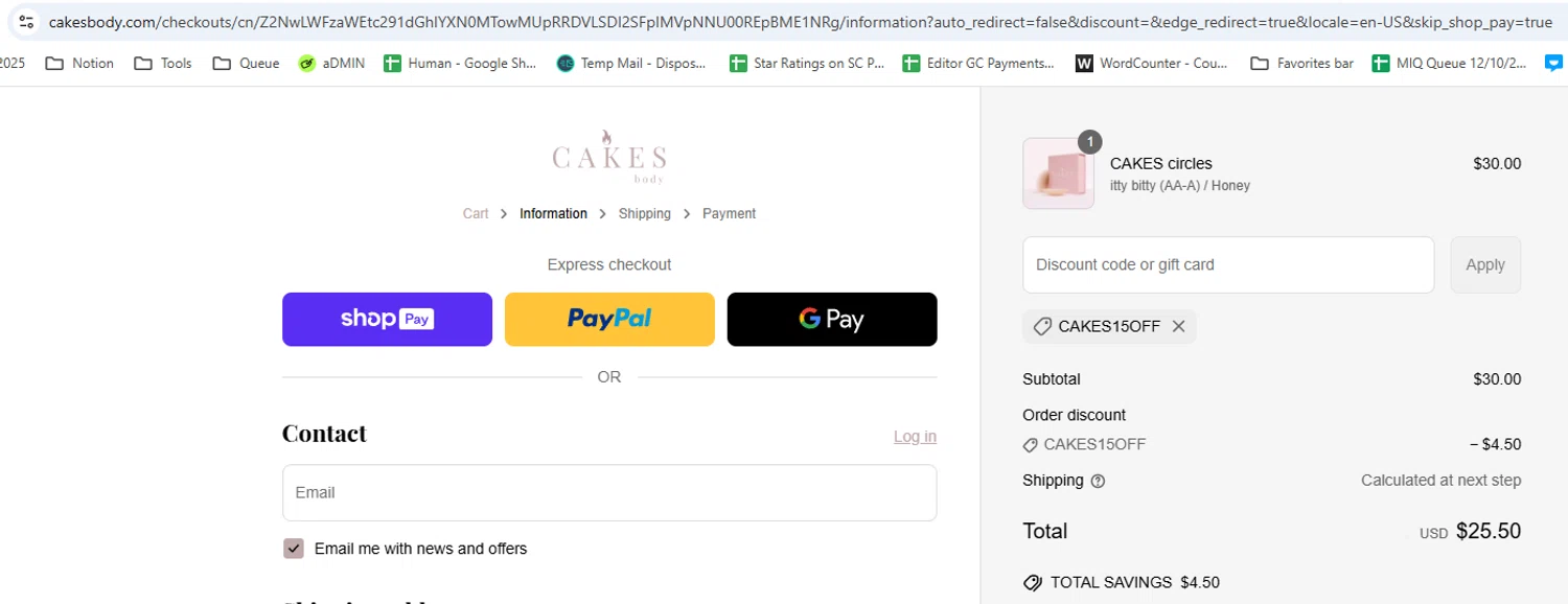 CAKES body Promo Codes (9 Verified) - 15% Off Jun 2025