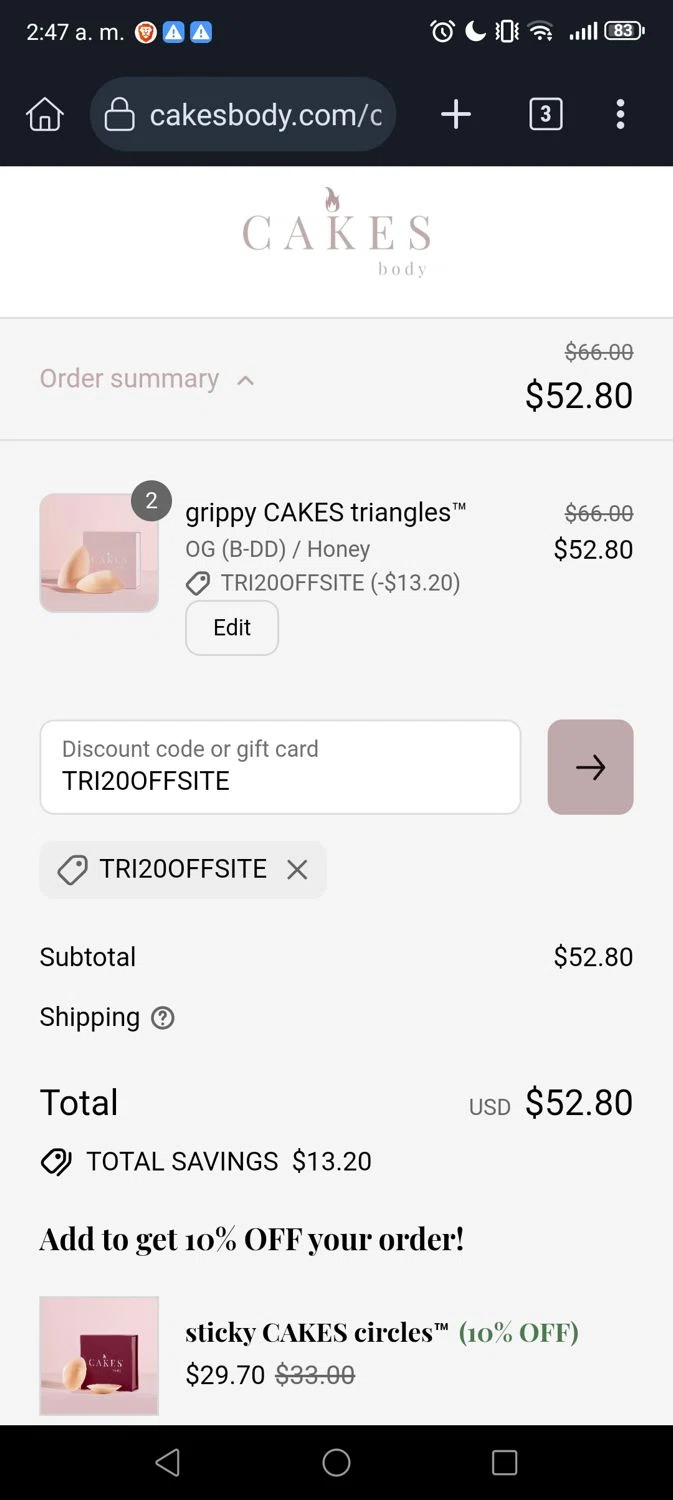 CAKES body Promo Codes (46 Verified) - 20% Off Nov 2025