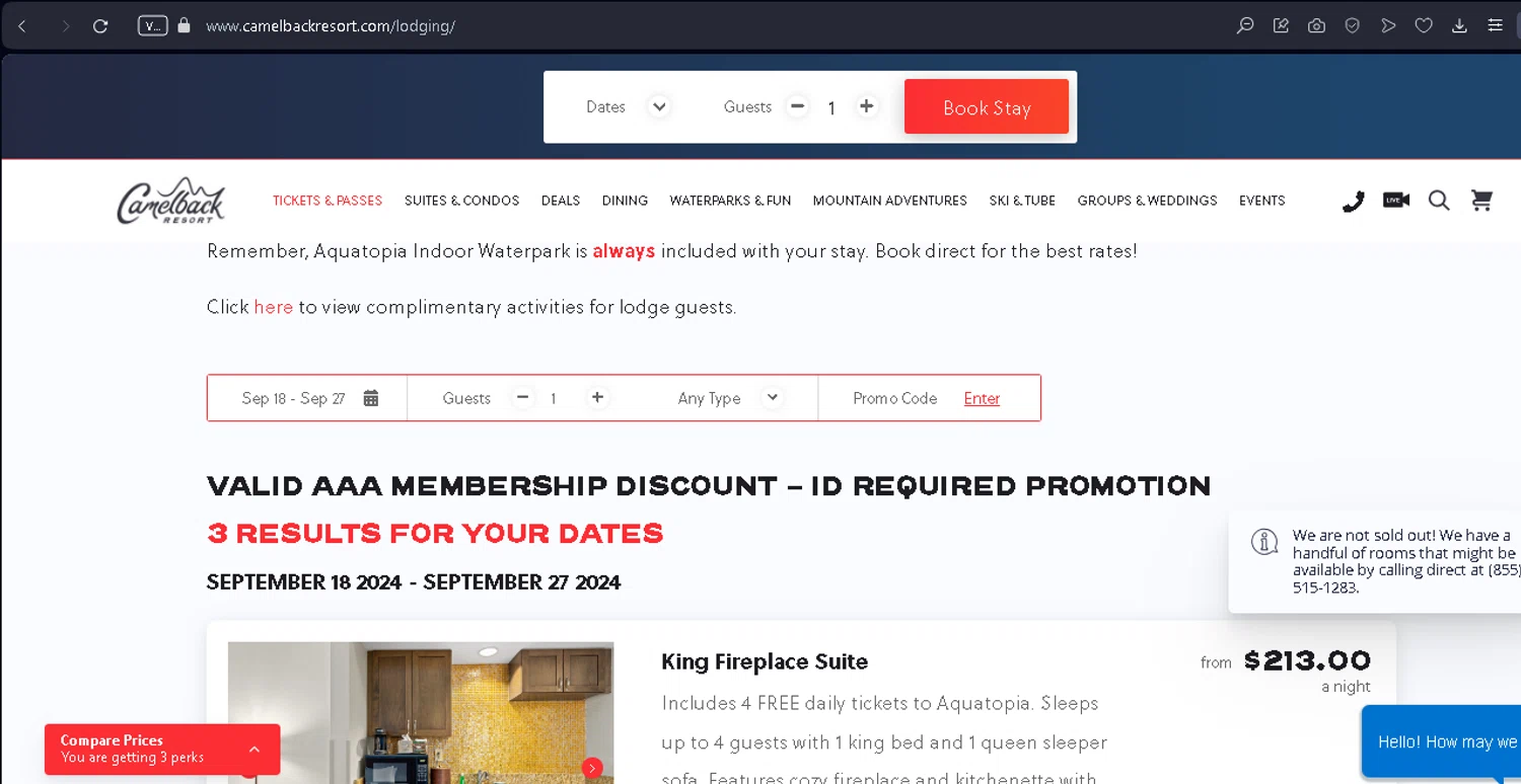 Camelback Resort Promo Codes - 30% Off | September 2024