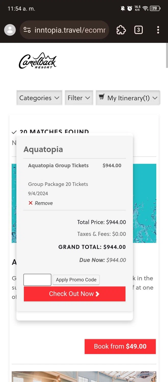 Camelback Resort Promo Codes - 30% Off | September 2024