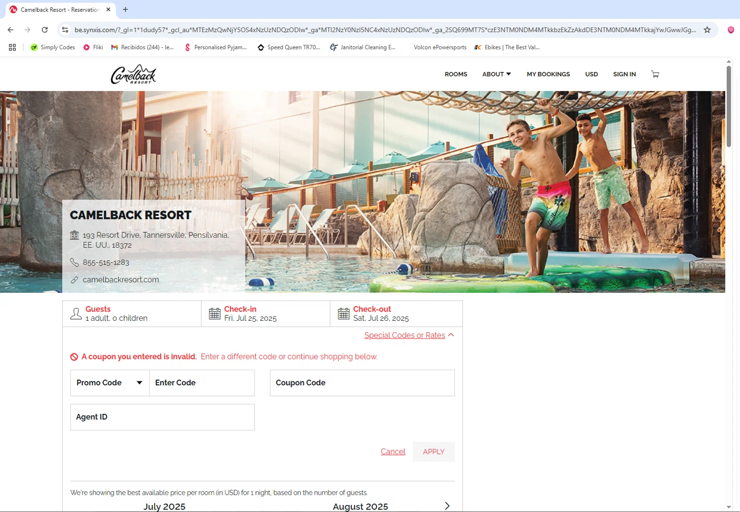 Camelback Resort Promo Codes - 40% Off Sep 2025