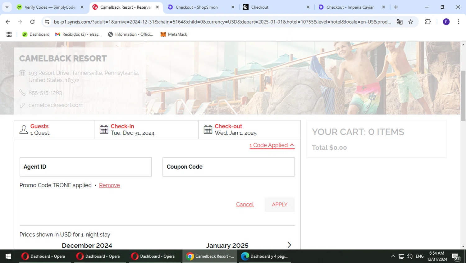 Camelback Resort Promo Codes - 10% Off | January 2025