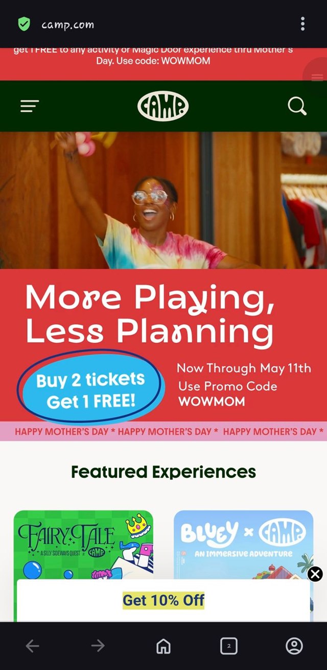 Camp Discount Codes (6 Verified) - 15% Off Sitewide May 2025