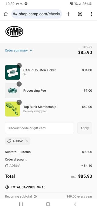 Camp Discount Codes - 10% Off (9 Verified) Jun 2025