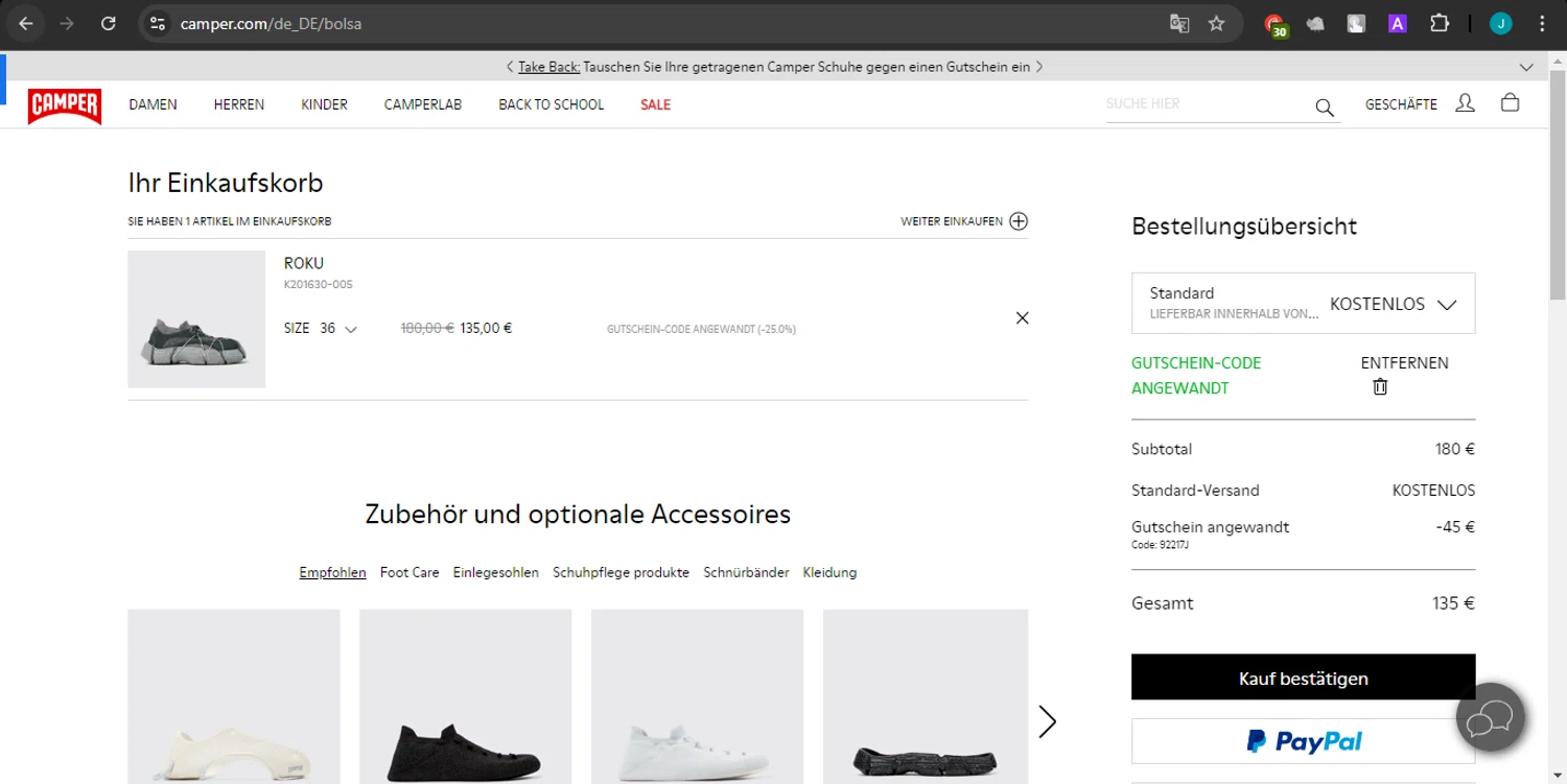 Camper Promo Codes - $82 Off Discount Codes in August 2024 | SimplyCodes