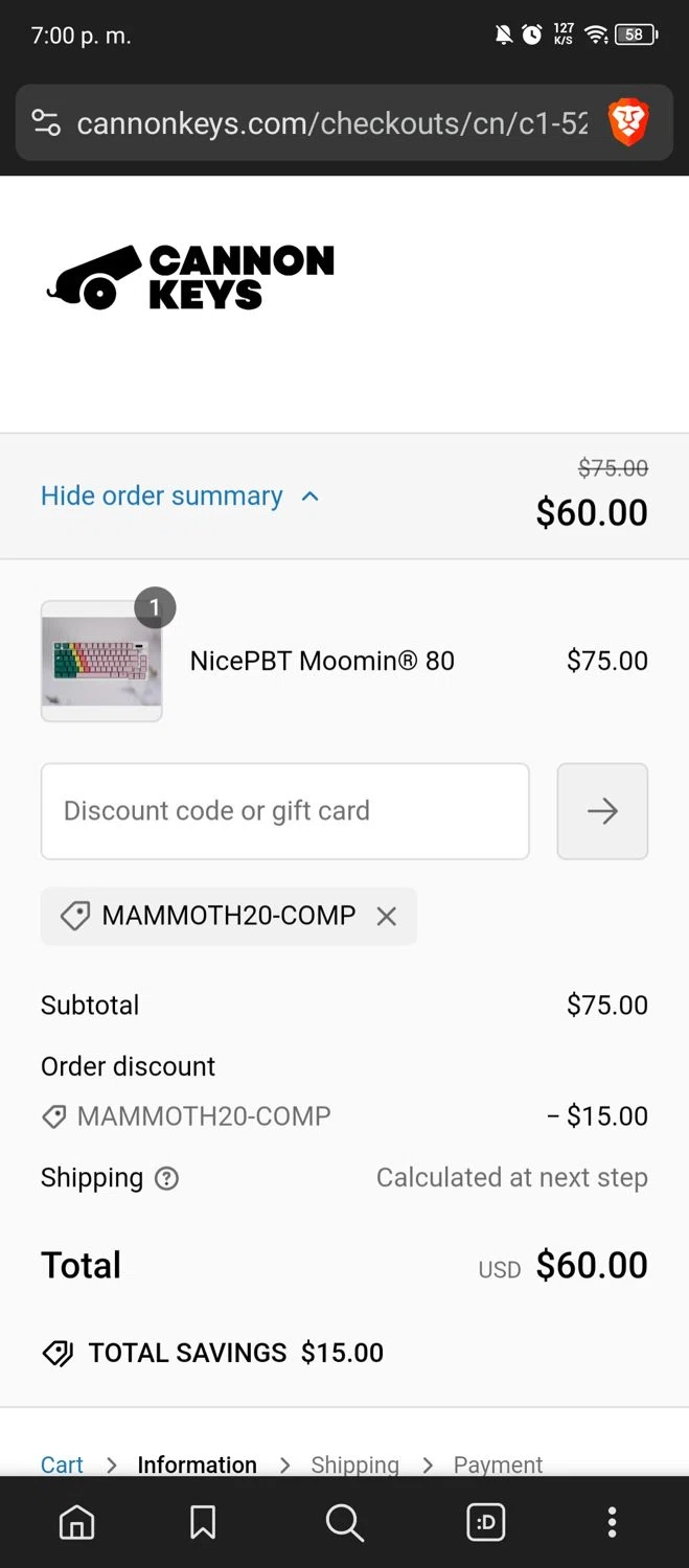CannonKeys Discount Codes - $15 Off | November 2024