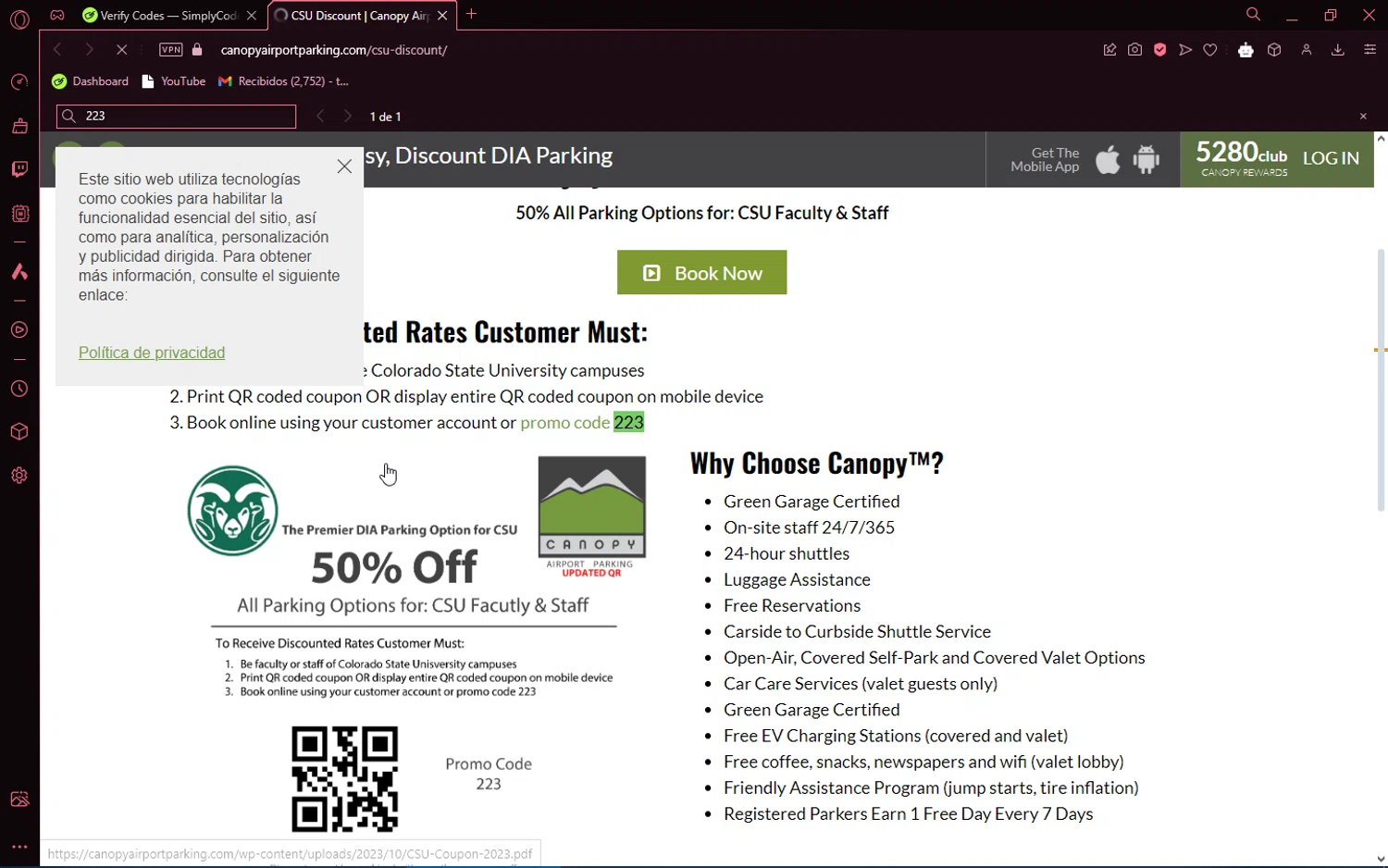 Canopy Airport Parking Promo Codes - 30% Off | January 2025