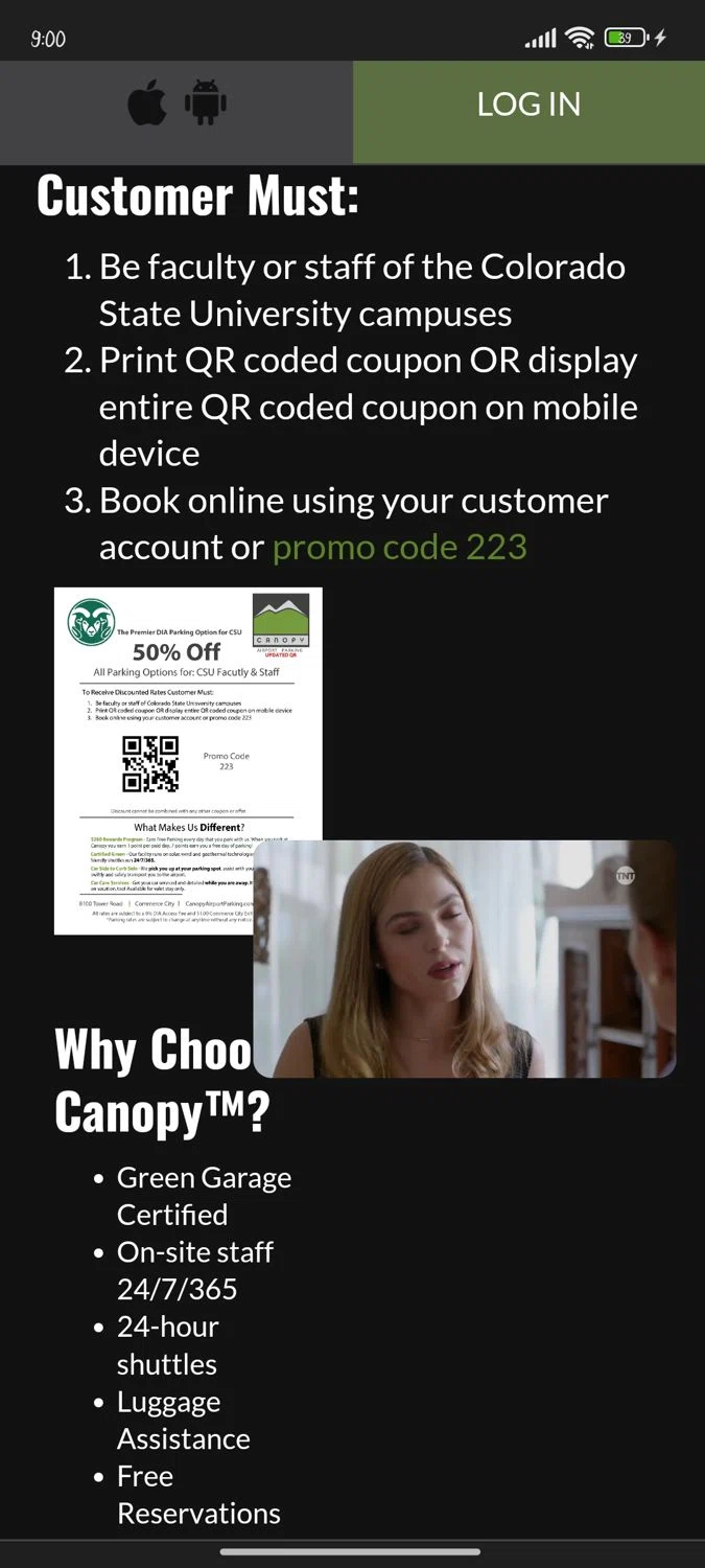 Canopy Airport Parking Promo Codes - 30% Off | January 2025