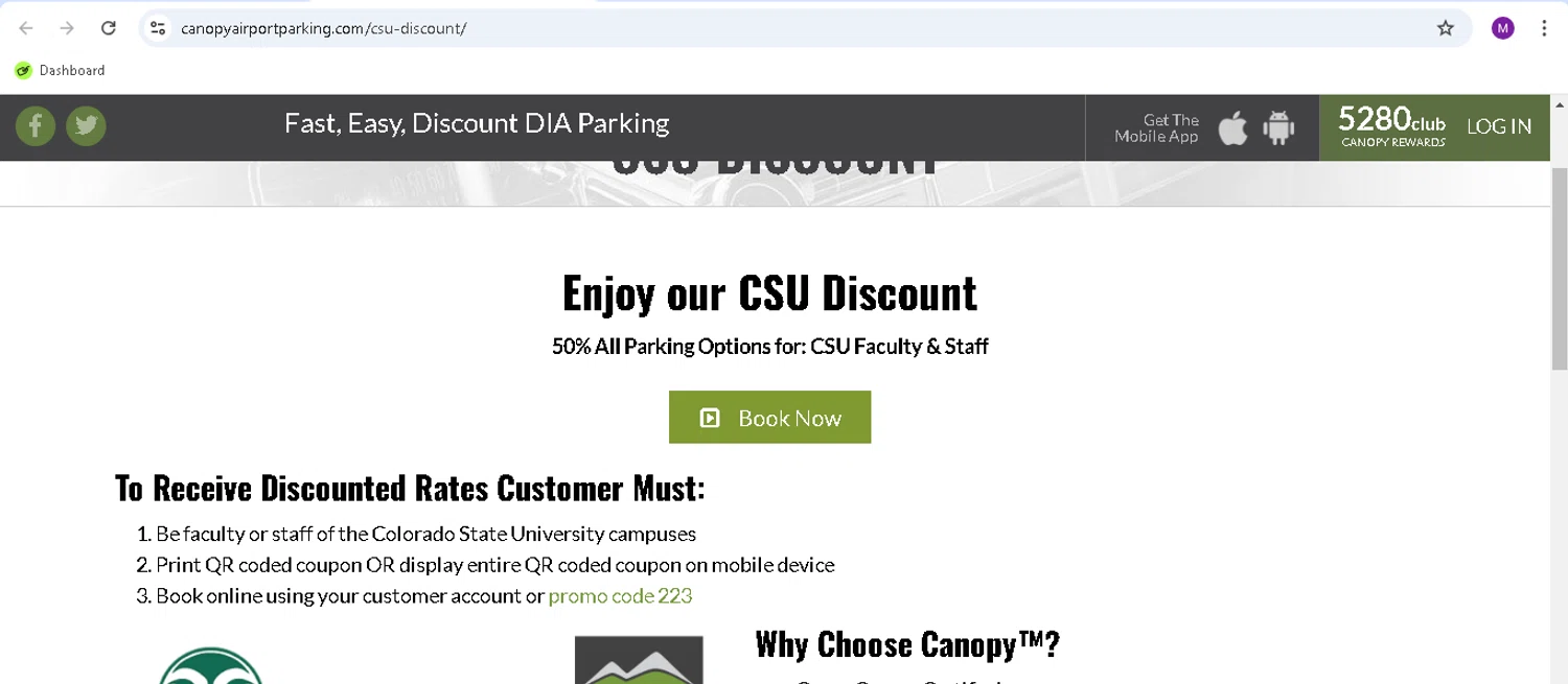 Canopy Airport Parking Promo Codes - 30% Off | January 2025