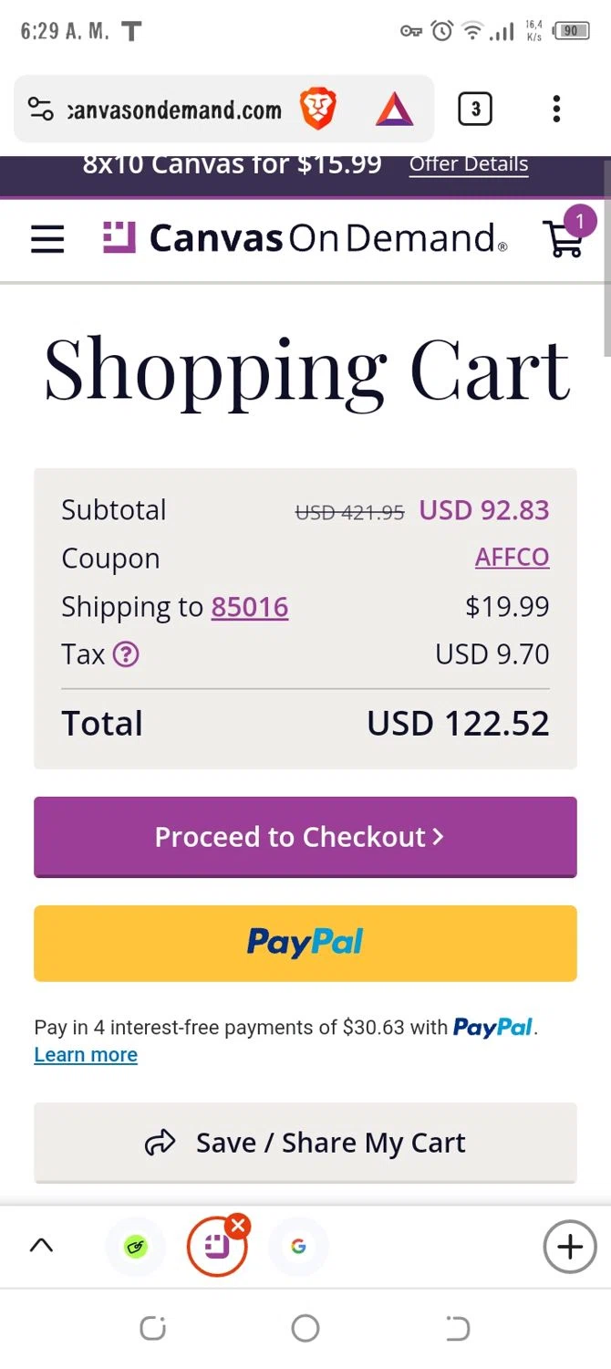 Canvas on Demand Coupons - 93% Off | September 2024