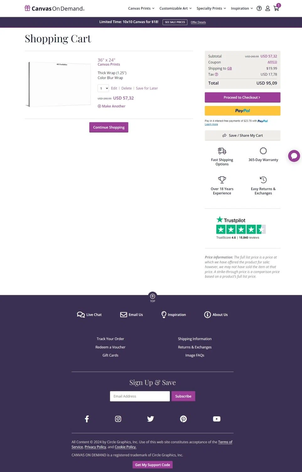 Canvas on Demand Coupons & Black Friday 2024 Deals - 50% Off