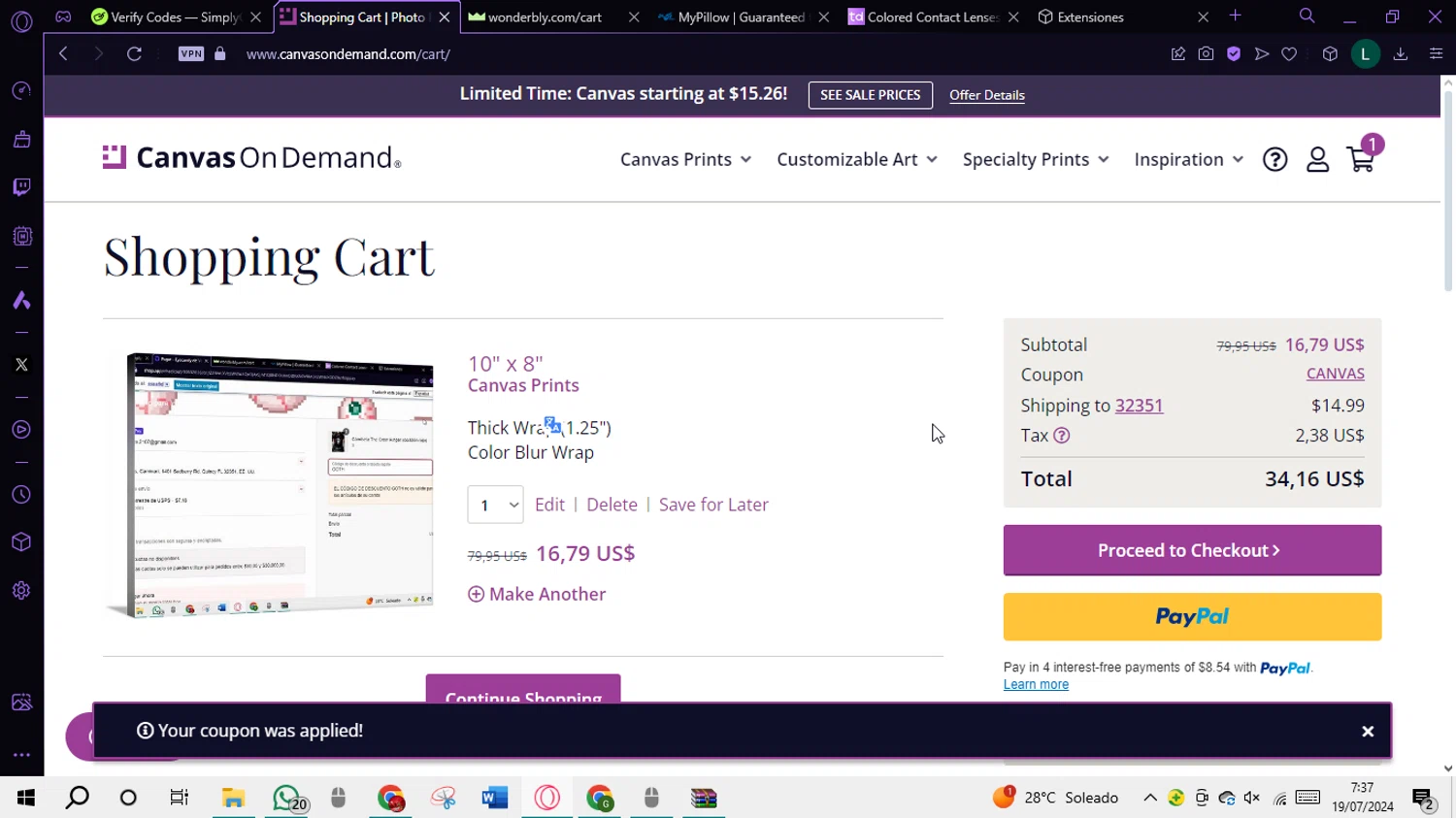 Canvas on Demand Coupons - 93% Off Coupon Codes in August 2024 ...