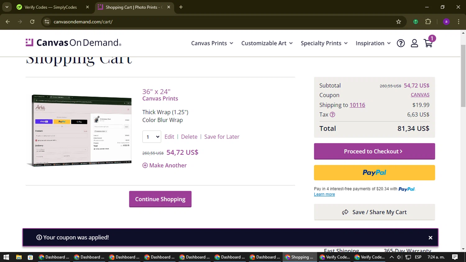 Canvas on Demand Coupons - 93% Off | September 2024